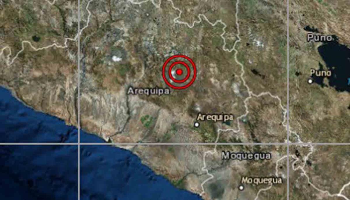 Nuevo Sismo De Magnitud 3 4 Se Registró En Arequipa Esta Madrugada