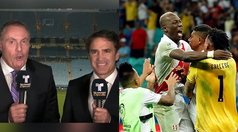 Periodistas de Telemundo sobre selección peruana: "Perú es justo ...