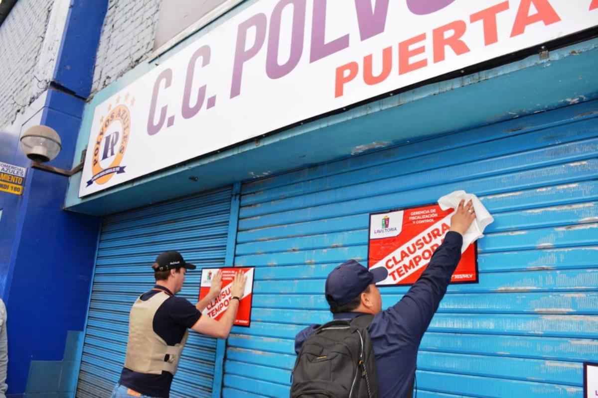 La Victoria: municipalidad clausuró el centro comercial Polvos Azules ...