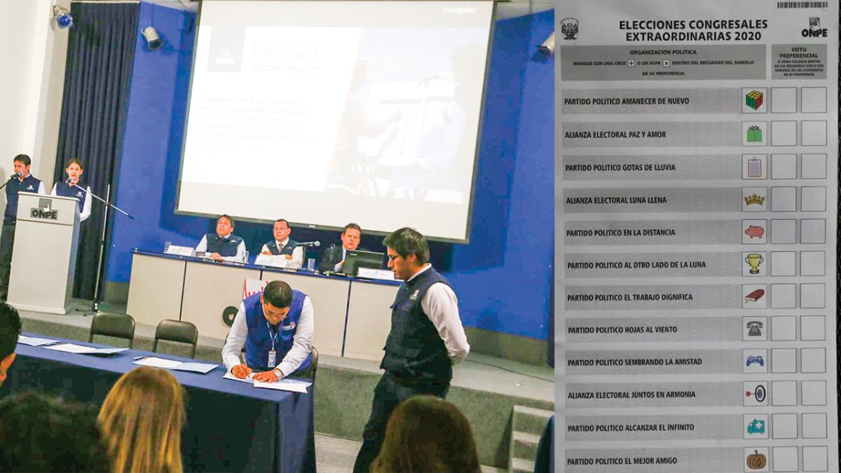 ONPE presenta diseño de cédula de votación - Exitosa Noticias ONPE presenta diseño de cédula de votación - Exitosa Noticias