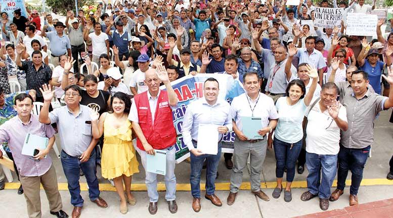 Agua potable llegará por fin a 10 mil vecinos de Comas - Exitosa Noticias Agua potable llegará por fin a 10 mil vecinos de Comas - Exitosa Noticias