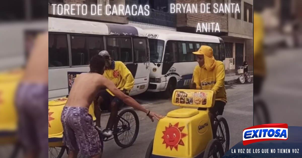 Heladero peruano y venezolano disputan una carrera al estilo 'Rápidos y ...