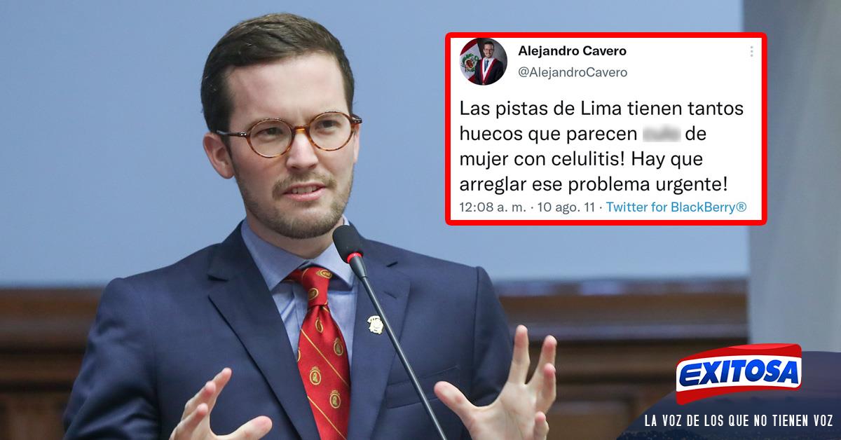 Alejandro Cavero se disculpa tras desatinado comentario en Twitter ...