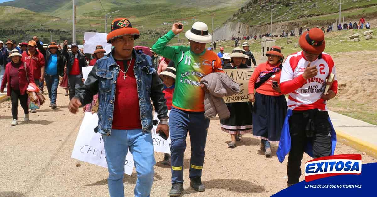 "Daremos nuestra vida": Comunidad de Fuerabamba no se retirará de ...