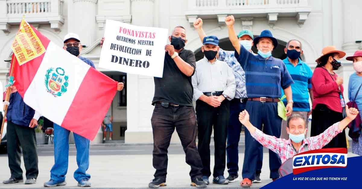Fonavistas Exigen Cumplir La Ley Y Piden De Una Vez Inicie Devolución