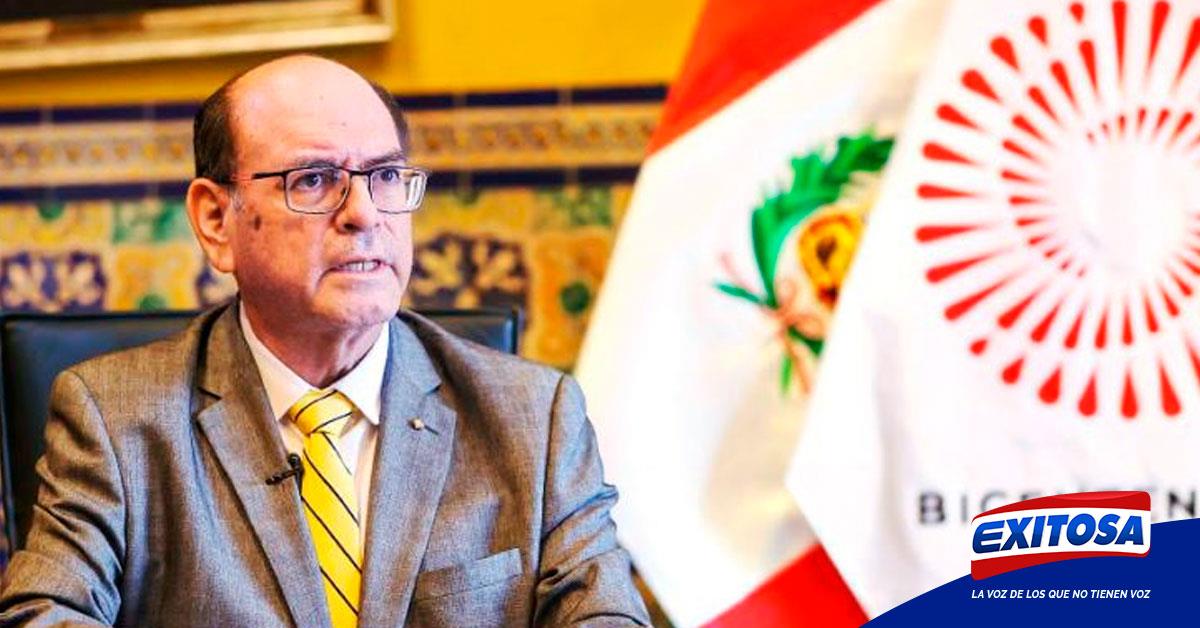 Canciller César Landa Saluda Decisión Del Congreso De Autorizar Viaje