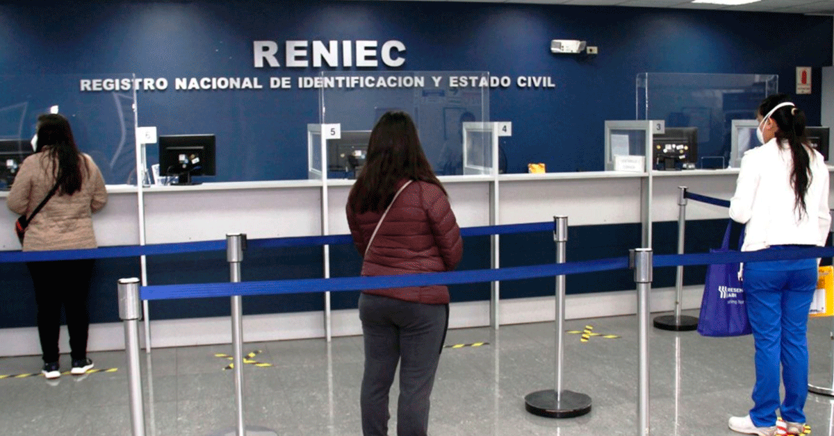 Reniec: Conoce cómo realizar la rectificación de datos de personas que ...