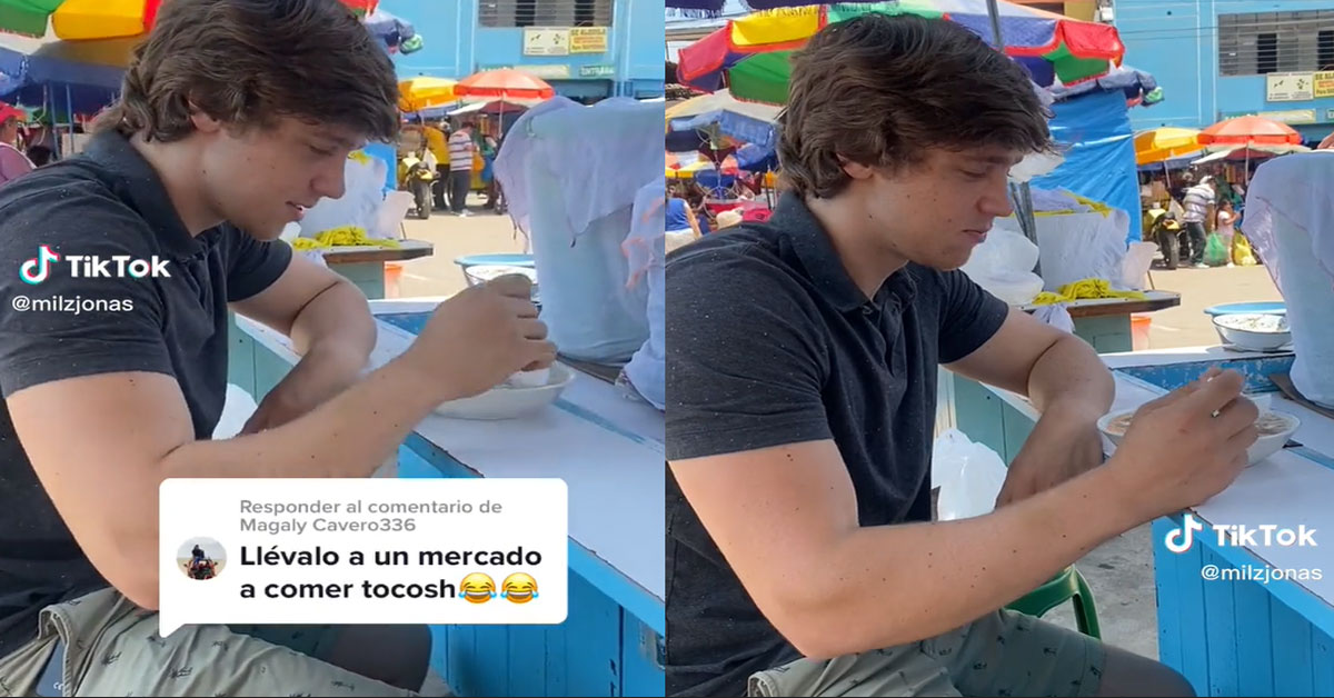 Joven alemán sorprende a sus seguidores al comer tocosh: ¡No está mal ...