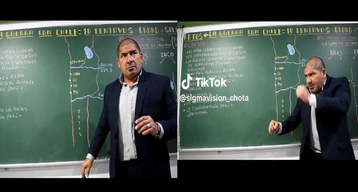 "Ama su profesión": Profesor sorprende por su peculiar explicación en ...
