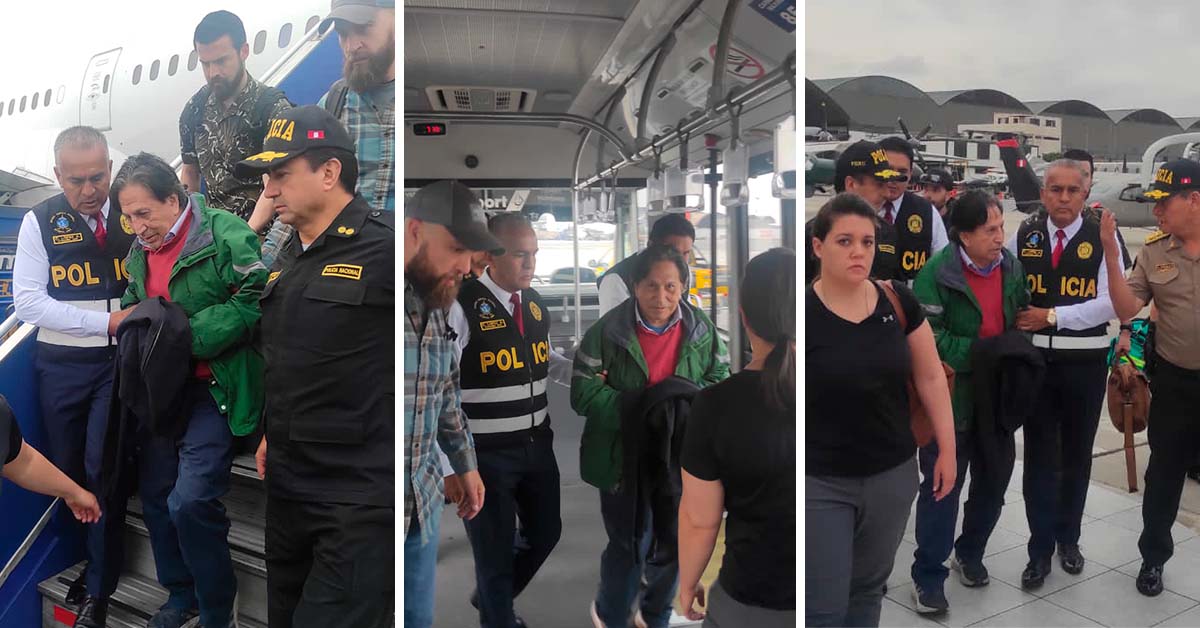 Alejandro Toledo: Estas son las primeras imágenes de la llegada del ...