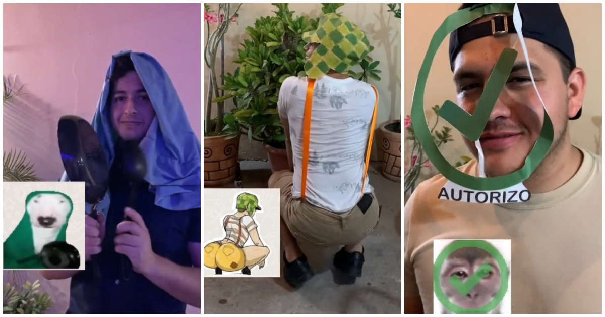Jóvenes organizan fiesta temática de stickers de WhatsApp y resultado ...
