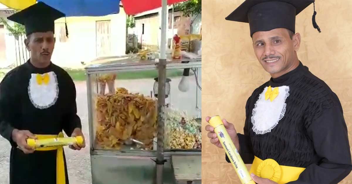 "Nunca es tarde para cumplir tus sueños": Vendedor de canchita logró ...