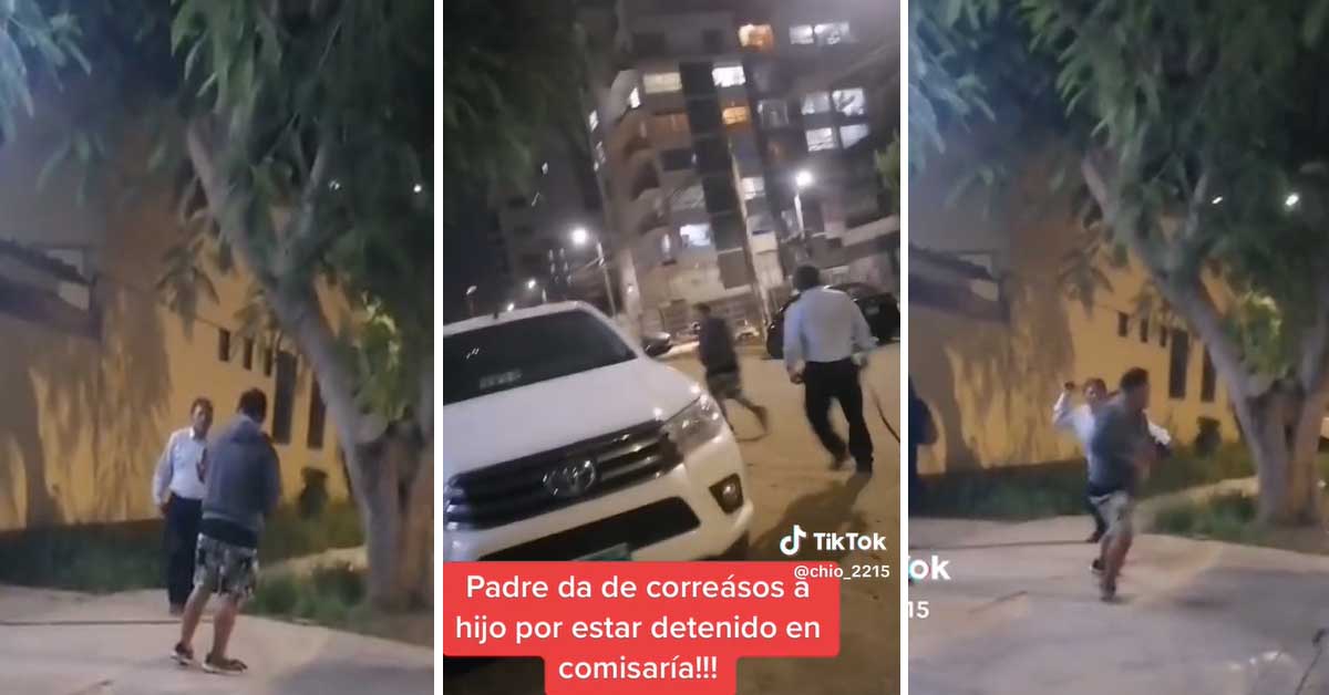 "No hay edad para corregirlos": Padre recoge a su hijo de la comisaría ...