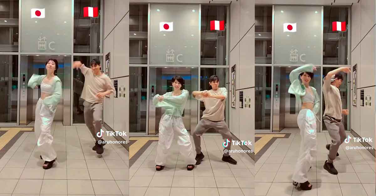 "A ritmo de Siqui siqui": Peruano y japonesa sorprenden en Tik Tok ...