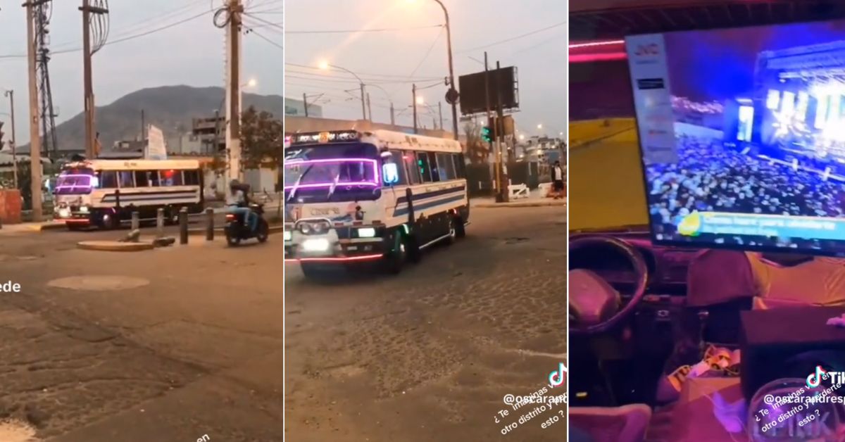 Chofer de cúster convierte su unidad en el nuevo 'bus parrandero': "No ...