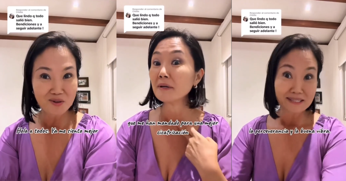 Keiko Fujimori se pronuncia tras operación por tumor y su recuperación ...