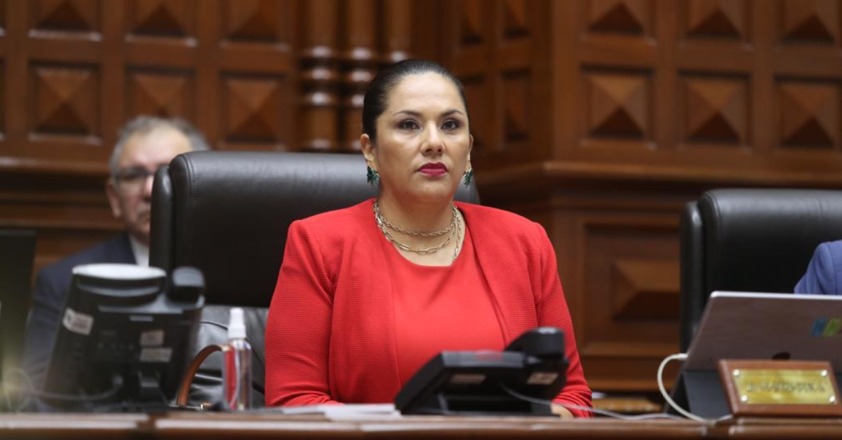 Digna Calle: "Sigo trabajando de manera virtual porque el Congreso lo ...