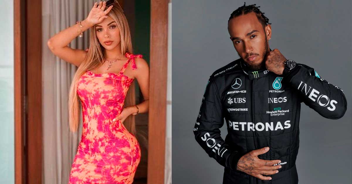 Paula Manzanal asegura que es amiga del piloto británico Lewis Hamilton ...