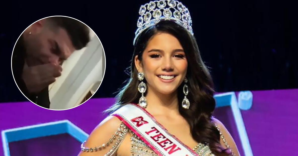 'Tomate' Barraza rompe en llanto tras coronación de su hija Gaela en el ...