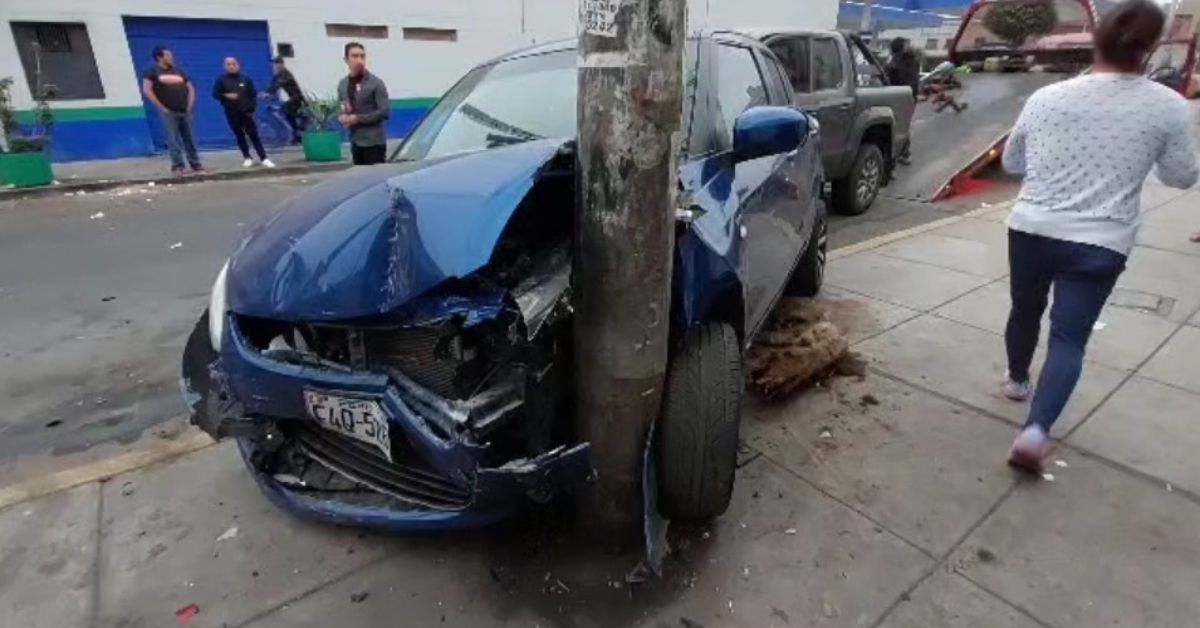 Breña: Policía en aparente estado de ebriedad causa triple choque ...