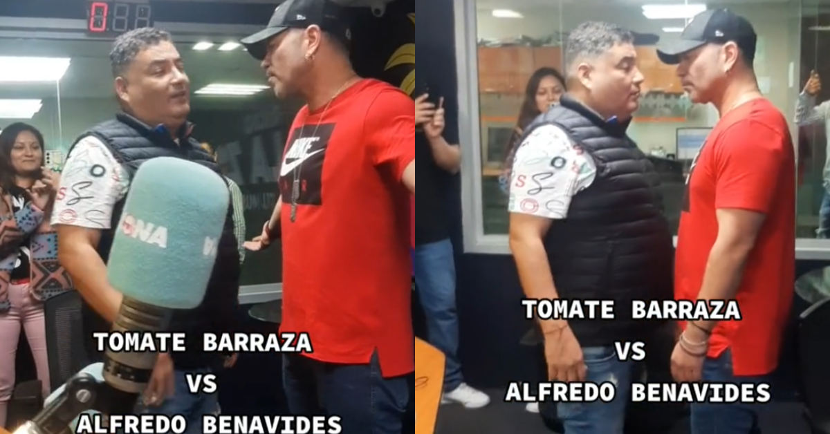 Alfredo Benavides y 'Tomate' Barraza casi se van de manos por Gabriela ...
