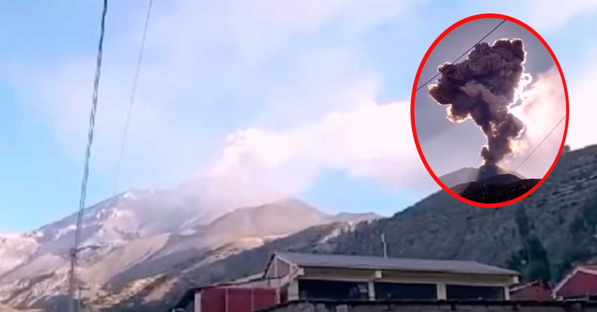Volcán Ubinas: Se registró nueva explosión y cenizas llegarían a ...