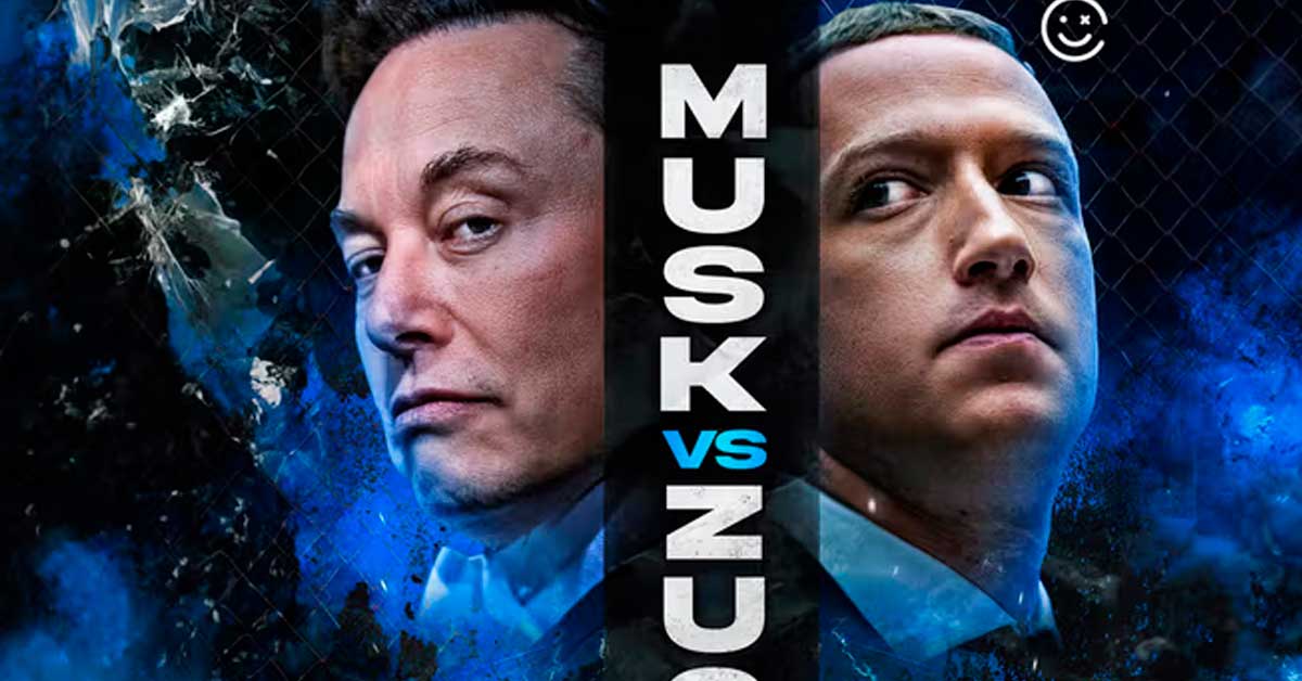 Elon Musk vs. Mark Zuckerberg: ¿donde será transmitido el combate de multimillonarios?