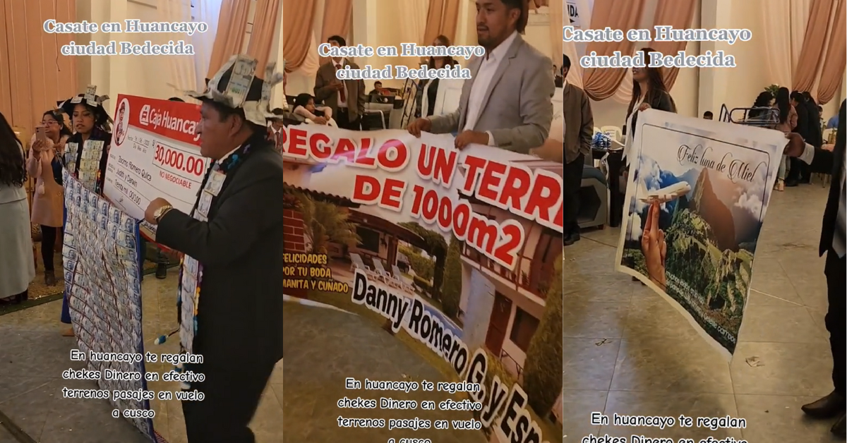 Huancayo: Realizan sorprendente boda en la que invitados regalan dinero ...