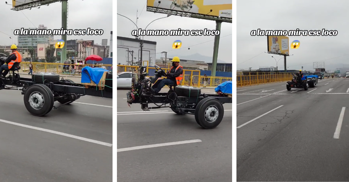 "¿Carro invisible?": Sujeto sorprende a conductores al manejar peculiar ...