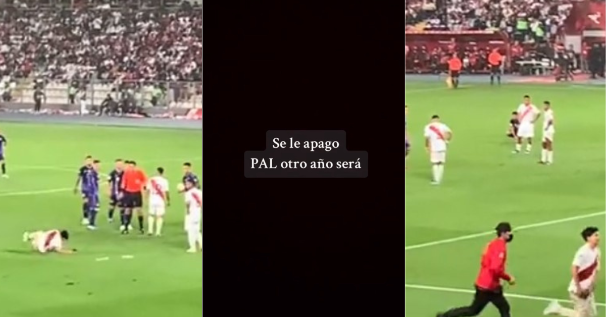 (VIDEO) No salió como esperaba: Así vivió un hincha saltar al césped ...