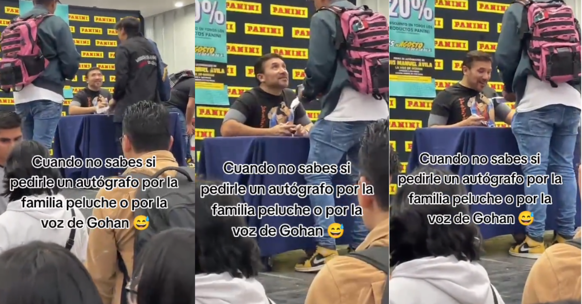 Fan ve a su artista favorito y duda: "Autógrafo por la 'Familia Peluche ...