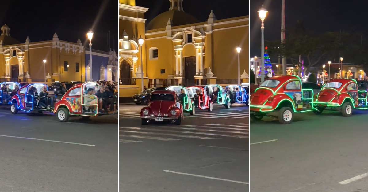 ¡Ingenio y creatividad! Peruano sorprende al construir un trencito con ...