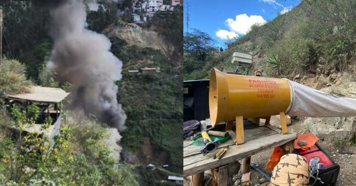 Minería ilegal en Pataz: Destruyen maquinarias e insumos valorizados en ...