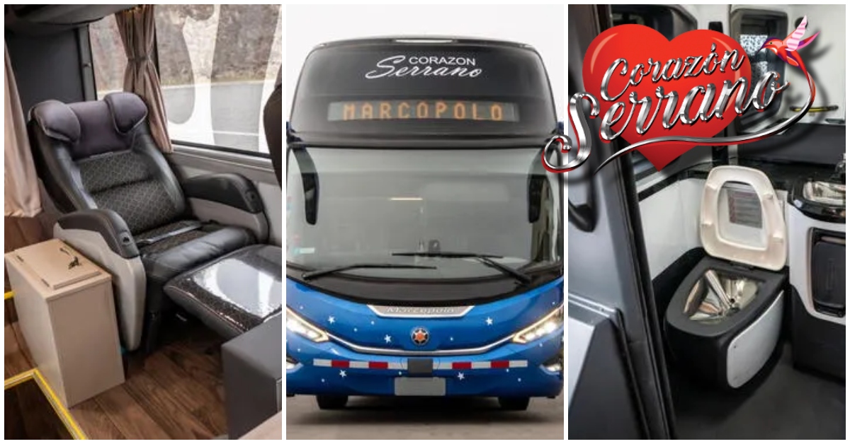 Corazón Serrano presenta por primera vez su flamante y moderno bus ...
