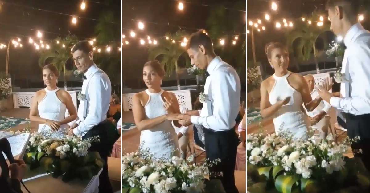 Novia se arrepiente y cancela su boda en plena ceremonia: "Primero son mis hijas"