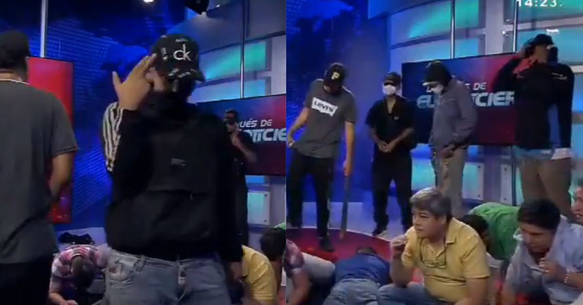 Terror En Ecuador Delincuentes Armados Toman Canal De Televisión