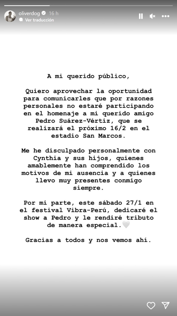 Christian Meier Se Retira Del Homenaje A Pedro Suárez Vértiz Por