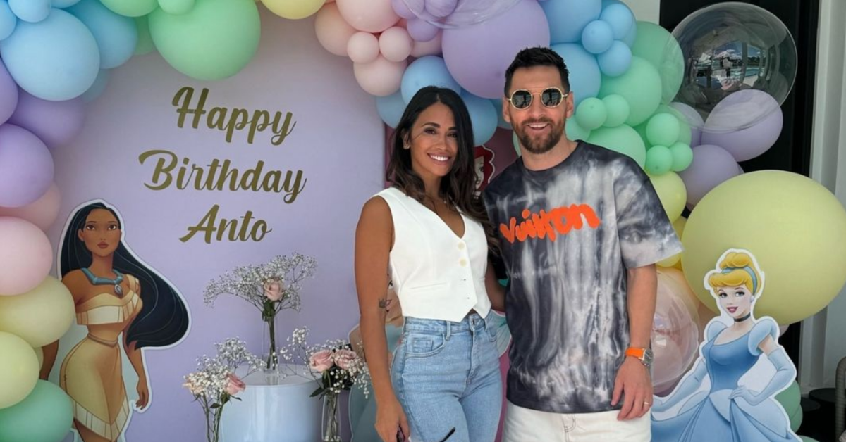 Lionel Messi celebra el cumpleaños de Antonela Roccuzzo con sencilla ...
