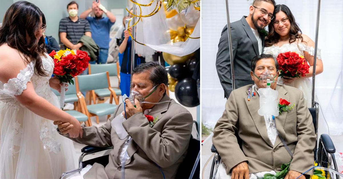 Novia realiza boda improvisada en el hospital para cumplir el último ...