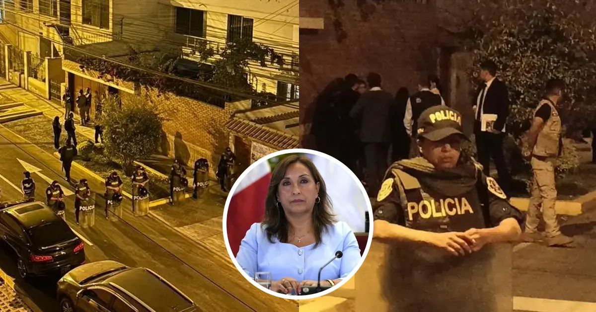Dina Boluarte: Medios internacionales informan sobre el allanamiento al domicilio de la presidenta