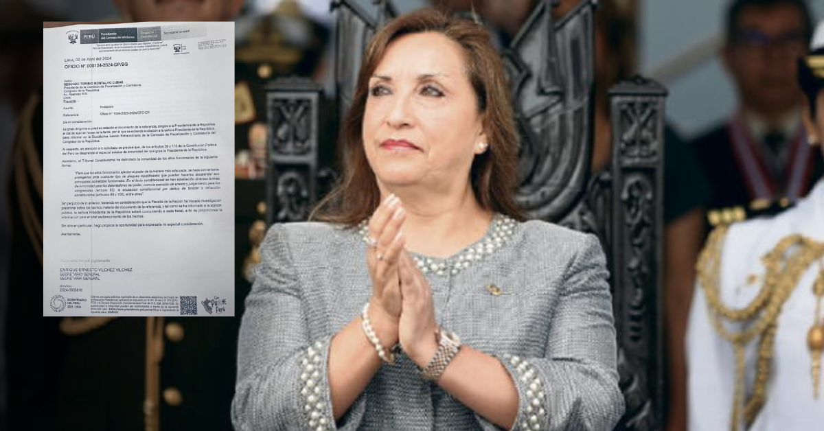 Dina Boluarte: Presidencia asegura que presidenta asistirá a la Fiscalía para responder por caso ...