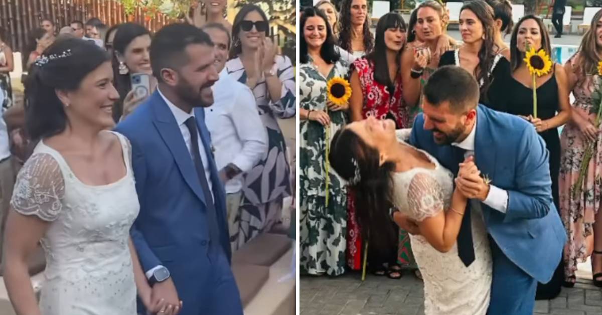 ¡Qué emoción! José Peláez y Alejandra de la Flor se casaron por ...