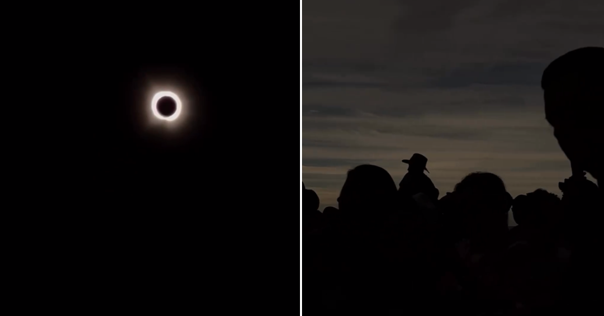 (VIDEO) Eclipse solar 2024: ¡A oscuras! Así se vivió el esperado evento ...