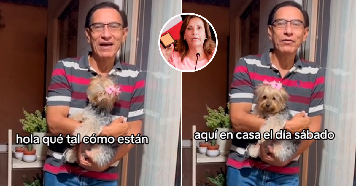 Martín Vizcarra bromea con su perrita por caso Dina Boluarte: "También ...