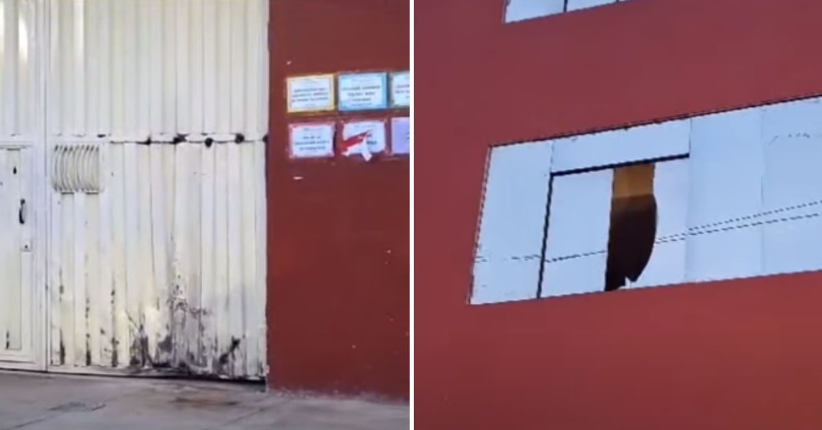 Escolares en peligro: Detonan explosivo en la puerta de un colegio en Los Olivos