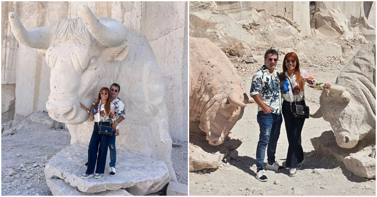 Magaly Medina es troleada por foto con escultura de toro: "Cuando la ...