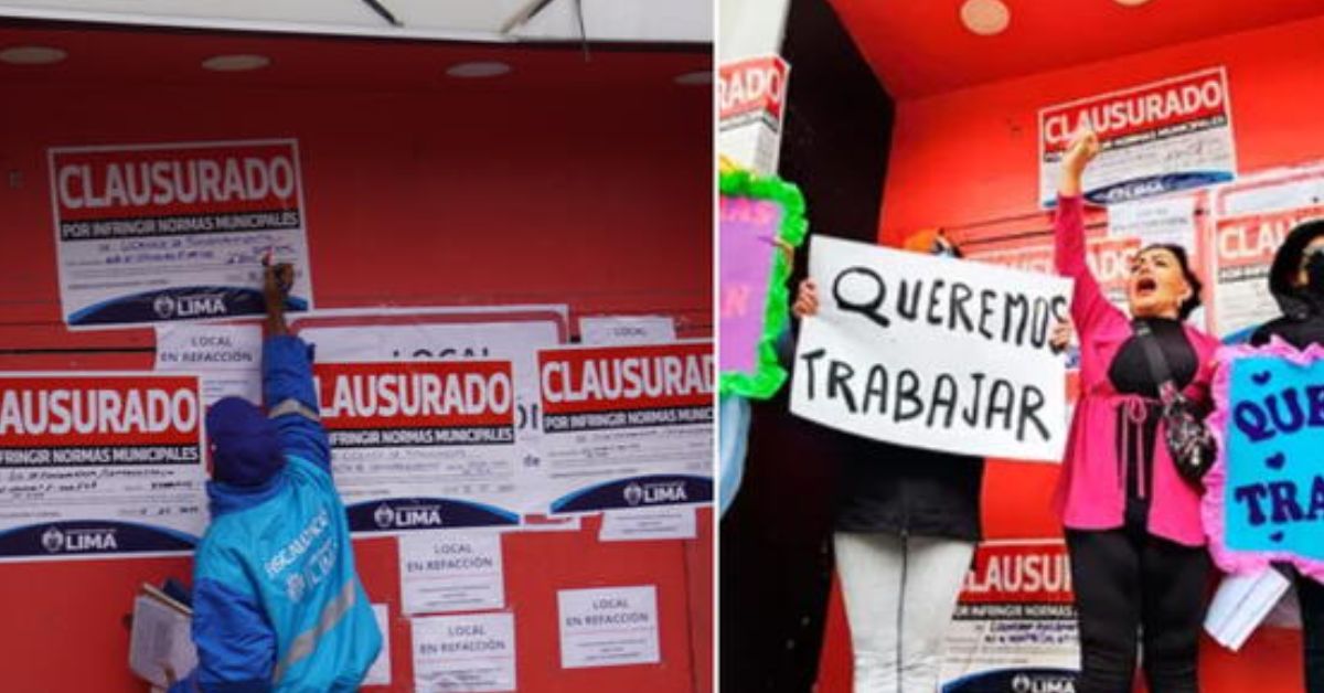 Las Cucardas: Trabajadoras del club nocturno protestan frente al ...