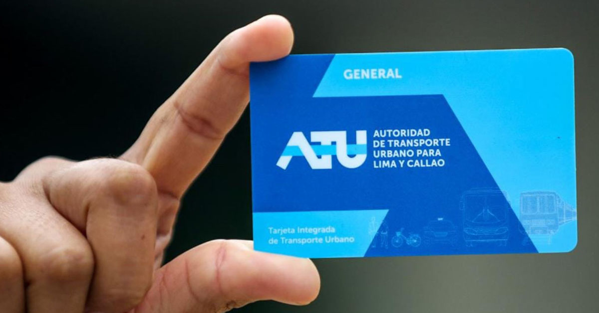 ATU lanza tarjeta única para transporte público: unificará el ...