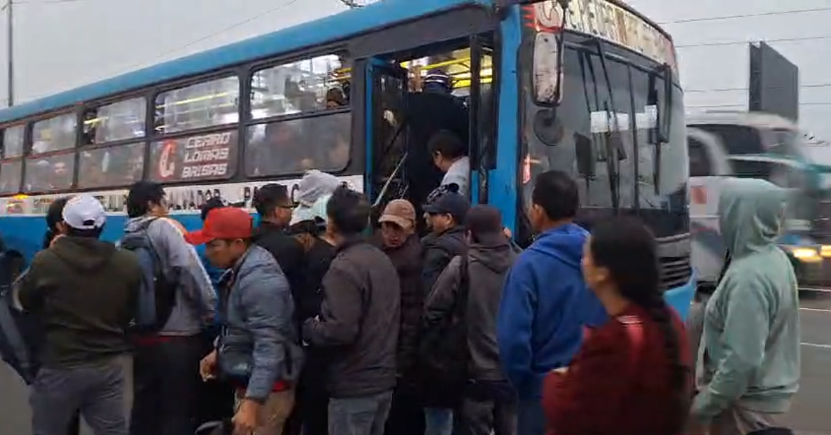 Inicia el paro de transportistas: Buses no circularán HOY para exigir ...