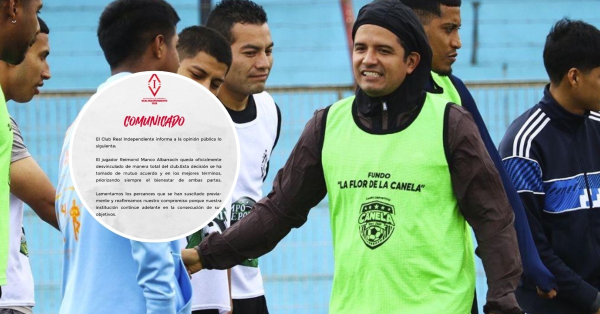 ¡Insólito! Reimond Manco es separado de club que disputa la Copa Perú ...